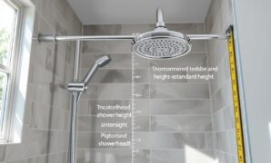 Recommended and Standard Height for the Showerhead